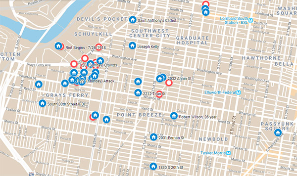 101 Years Later: Mapping the South Philadelphia Race Riot ...